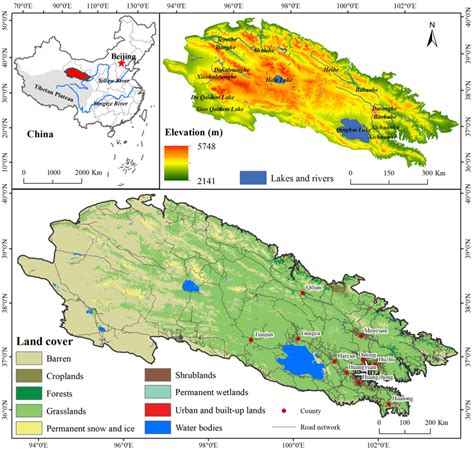 The Location Digital Elevation Model Dem And The Spatial