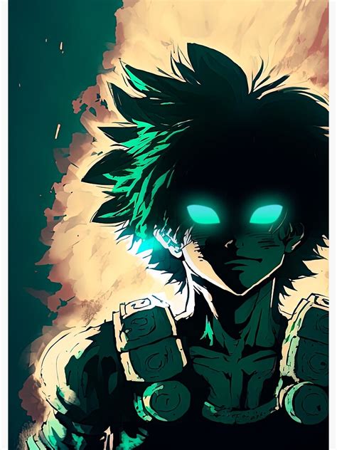 Deku Power Unleashed Fan Art Collection Art Print For Sale By