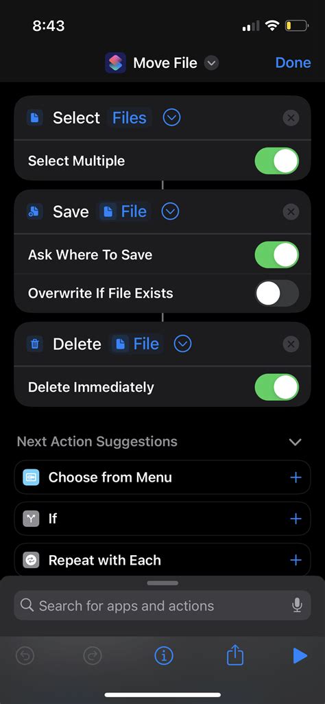 move multiple files help r shortcuts