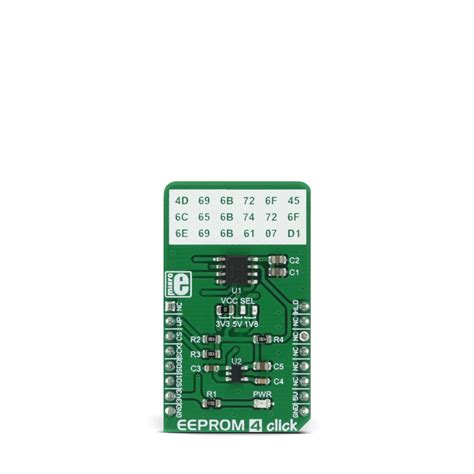 eeprom 4 click board with 256 kb of eeprom mikroelektronika