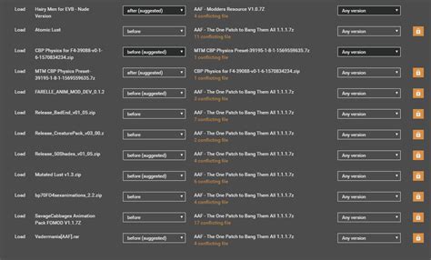 Need Help With First Installation Technical Support Advanced Animation Framework LoversLab