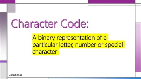 Ascii And Unicode Character Codes Pptx Computing Technology