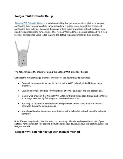 Ppt Netgear Wifi Extender Setup Powerpoint Presentation Free Download Id12534111