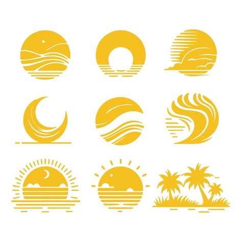 Premium Vector Vector Sun Set Silhouette In White Background