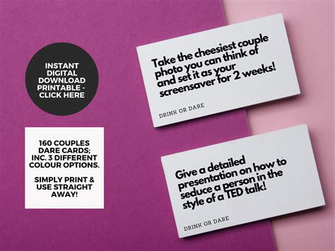 155 Fun And Original Dares For Couples The Couples Dare Game
