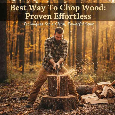 Best Way To Chop Wood Proven Effortless
