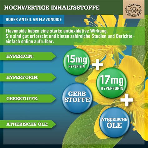 Scheunengut® Johanniskraut Extrakt Mit Hypericin And Hyperforin 180 St