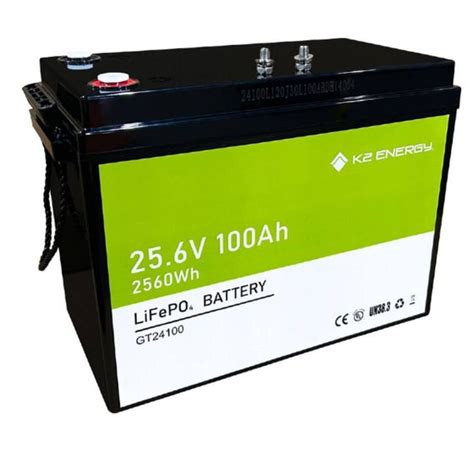 K2 Energy Gt24v100 Can A20 256v 100ah 2560wh Lifepo4 Battery
