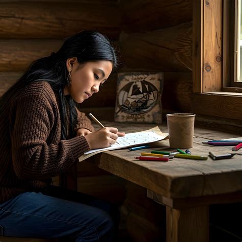 Download Ai Generated Girl Draw Royalty Free Stock Illustration