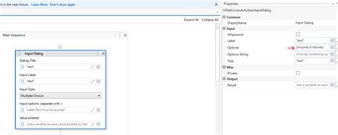 Input Dialog With Variables Studio UiPath Community Forum