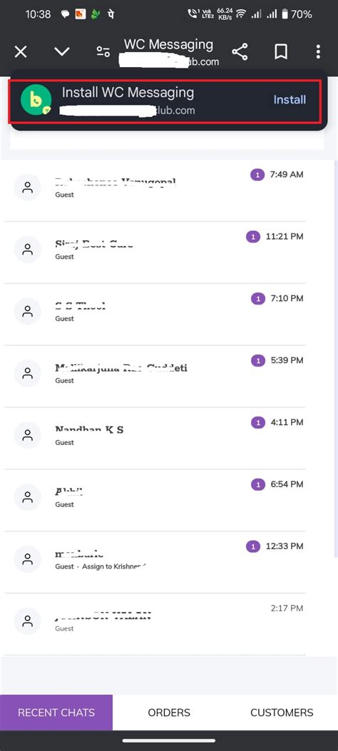 wc messaging team sevengits