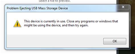 Problem Ejecting Usb Mass Storage Device Solved Windows 7 Forums