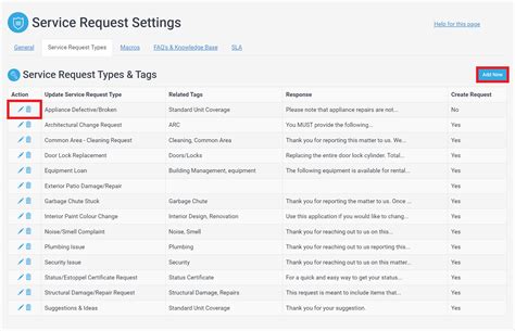service requests how to add edit service request types and custom fields