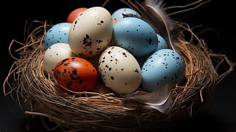 Fascinating Bird Nesting Behaviors Premium Ai Generated Image