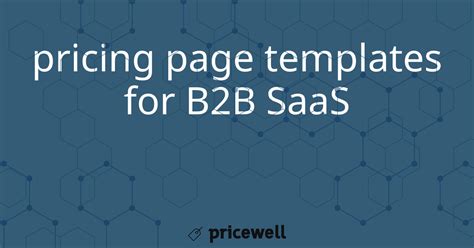 Pricing Page Templates For B2b Saas