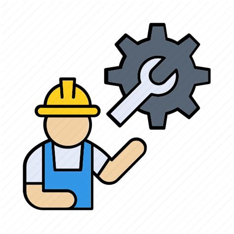 Industry Production Worker Employee Construction Tool Icon Download On Iconfinder