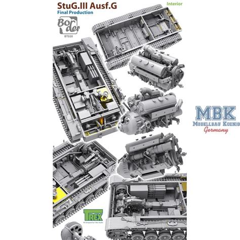 Stug Iii Ausf G With Full Interior And Figures