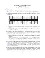 Problem Set Spring Pdf Econ Financial Economics Problem Set Due Date January