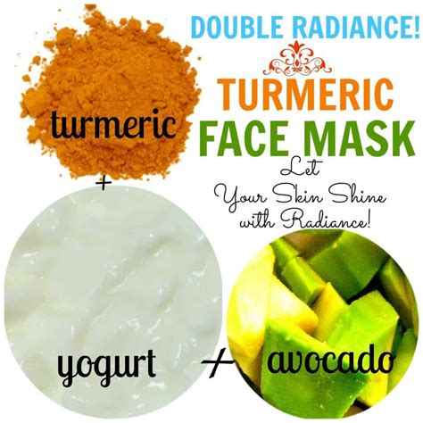 Turmeric Yogurt Avocado Face Mask Reduces Acne And Scars