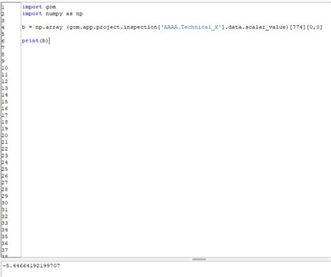 Gom Python Script Strain General Zeiss Qualityforum