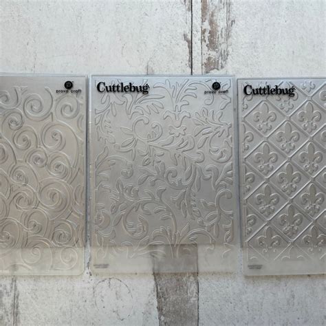 Cuttlebug Embossing Folders Etsy