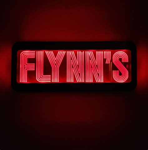Tron Flynns Arcade Edge Lit Led Sign Neon Like Led Arcade