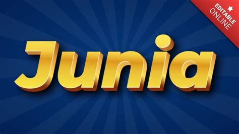 Junia New Year 2024 Text Effect Generator