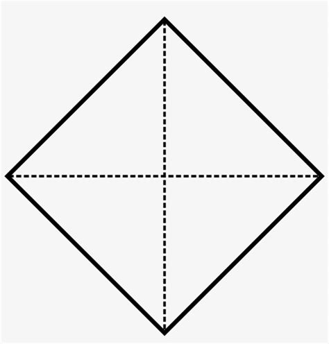 Square Diamond Shape Template Free Png Download Black And White