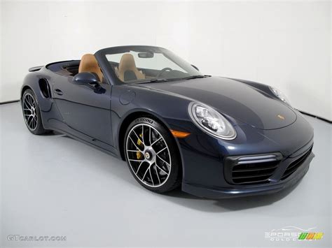 2019 Night Blue Metallic Porsche 911 Turbo S Cabriolet 131850807
