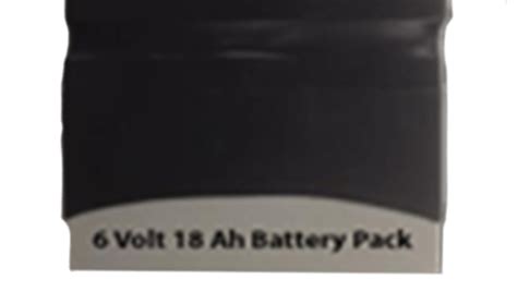6 Volt Replacement Battery Pack 18 Amp Hour Solar Traffic Systems