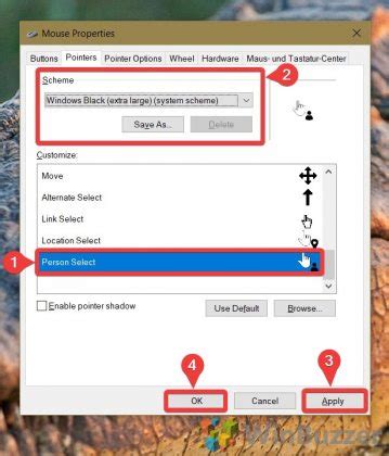 How To Change Your Mouse Cursor Size Or Use A Custom Cursor In Windows WinBuzzer