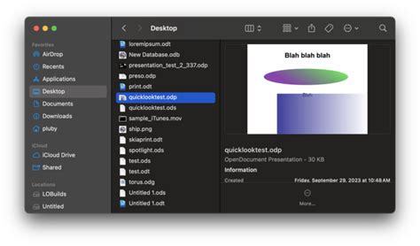 Macos Quick Look The Document Foundation Wiki