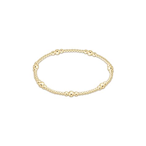 Enewton Purpose Gold 4mm Bead Bracelet Findlay Rowe Designs