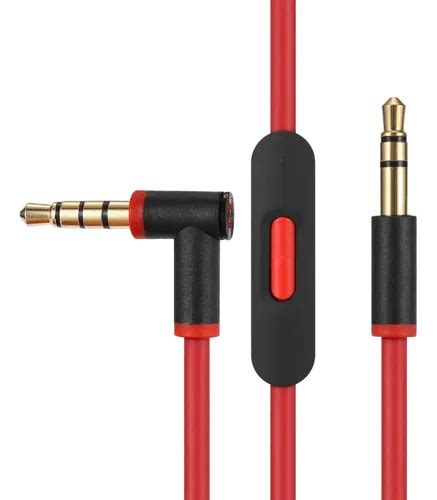 Cable Repuesto Auxiliar Con Microfono Para Audifonos Beats Cuotas Sin Inter S