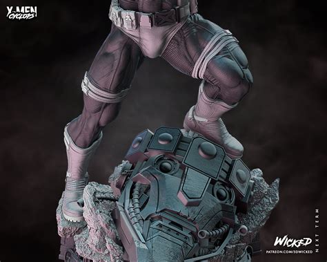 Cyclops X Men Statue 3d Print File Stl Etsy