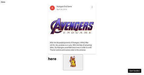 React Thanos Snap Demo Forked Codesandbox