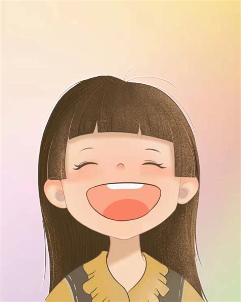 卡通女孩人物形象插画头像素材