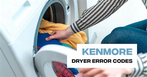 Kenmore Dryer Error Code Pf Kenmore Appliance Support