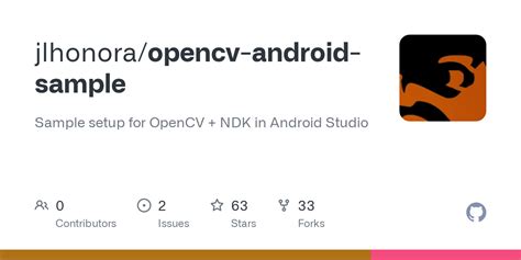 GitHub Jlhonora Opencv Android Sample Sample Setup For OpenCV NDK In Android Studio