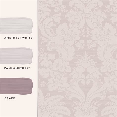 Laura Ashley Martigues Sugared Violet Wallpaper