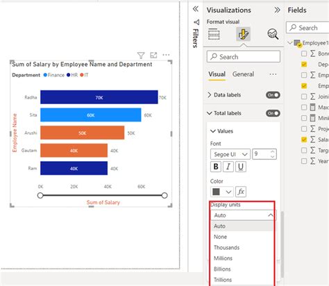 Power Bi How To Format Bar Chart Geeksforgeeks