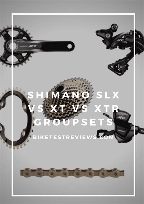 Shimano SLX Vs XT Vs XTR Groupsets