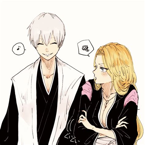 Matsumoto Rangiku And Ichimaru Gin Bleach Drawn By Yukka19 Danbooru