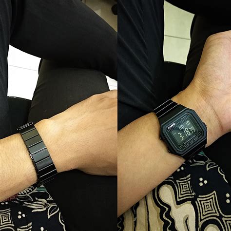 My First Casio Watch Love The Bracelet Stealth Firmly On My Small Wrist Casio