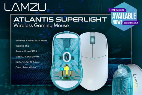 Datablitz Superlight Gaming Mouse Lamzu Atlantis