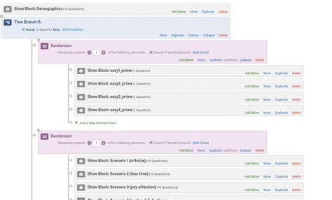 Randomization Without Replacement XM Community