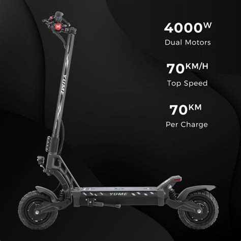 Yume Scooter Snabba Elektriska Skotrar För Vuxna Hög Prestanda
