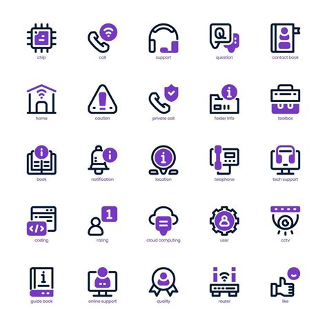 Tech Support Icon Pack For Your Website Design Logo App And User Interface Tech Support Icon