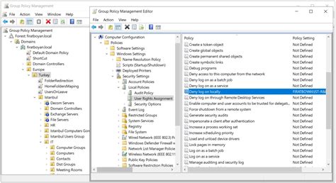Active Directoryde Kullanıcı Logon Girişini Engelleme