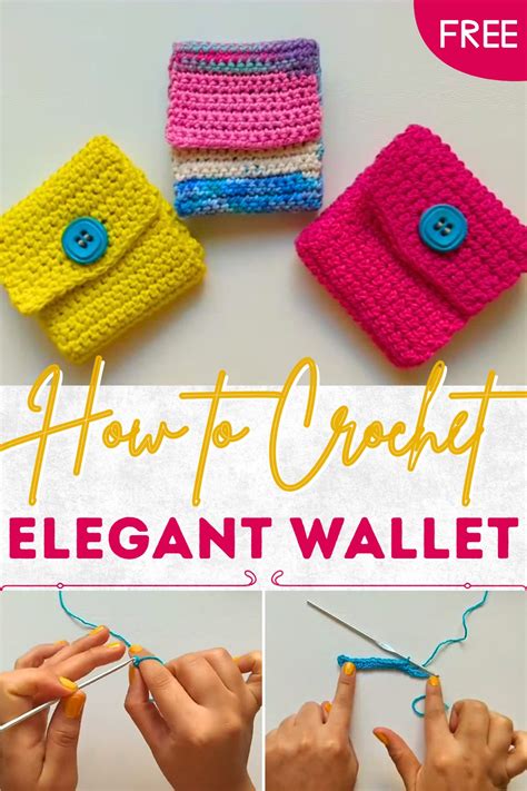 Step By Step Free Crochet Wallet Pattern For Functional Beauty